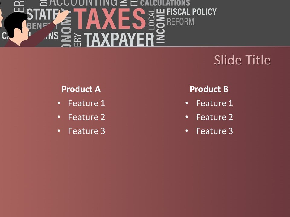161130-taxes-template-4x3-4 - Free PowerPoint Templates