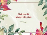 Free Flowers PowerPoint Templates & Presentation Slides