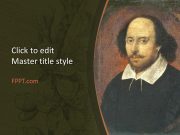 Free Shakespeare PowerPoint Template - Free PowerPoint Templates