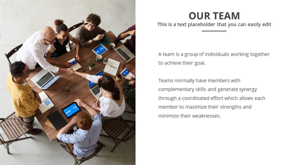 30006-corporate-template-1-4-our-team-slide - Free PowerPoint Templates