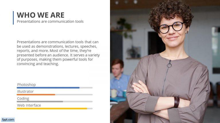 Who We Are Slide - Free PowerPoint Templates