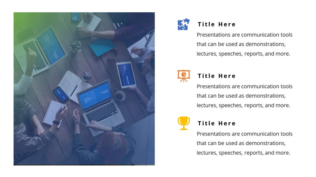 Photo Slide Layout - Free PowerPoint Templates