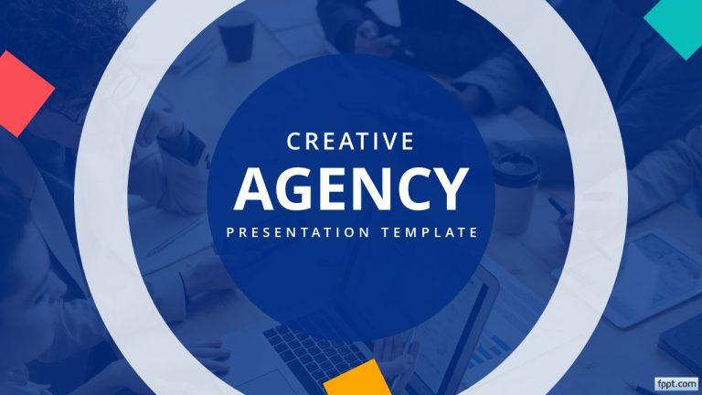 Creative Agency Cover Slide Design - Free PowerPoint Templates