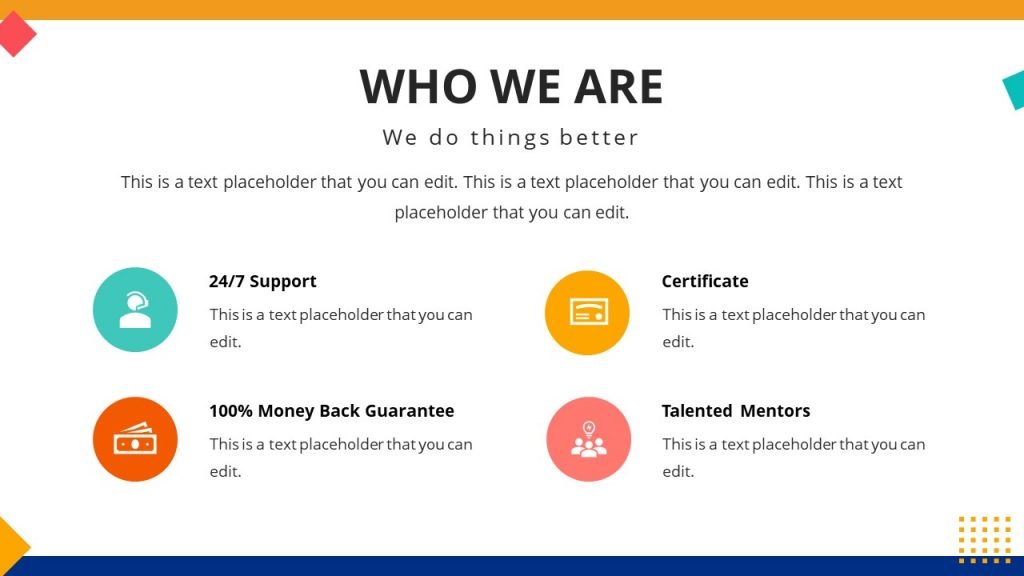 Who We Are Slide for PowerPoint - Free PowerPoint Templates