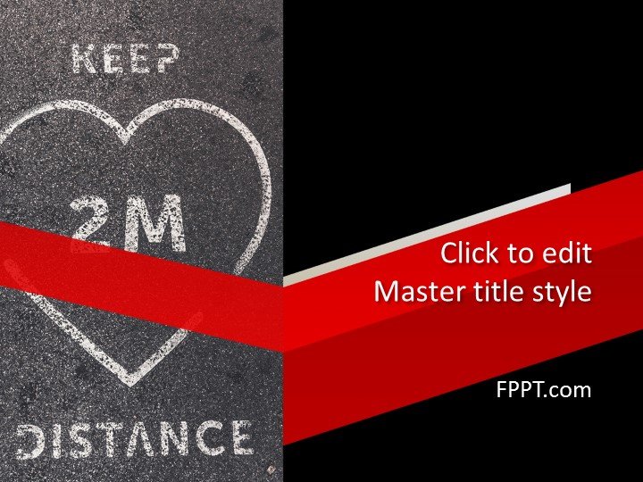 Free Social Distance PowerPoint Template - Free PowerPoint Templates