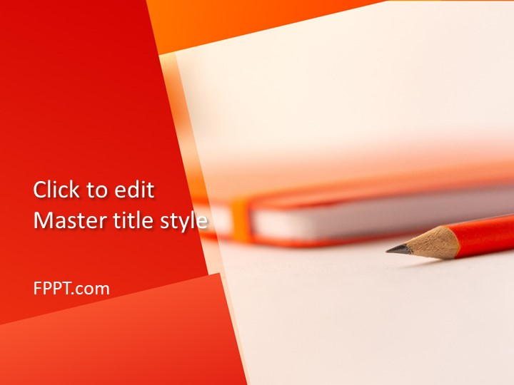 Free Pencil & Paper PowerPoint Template - Free PowerPoint Templates