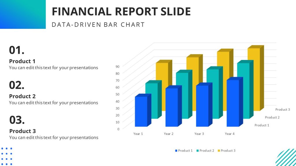 Financial Projections Slide - Free PowerPoint Templates