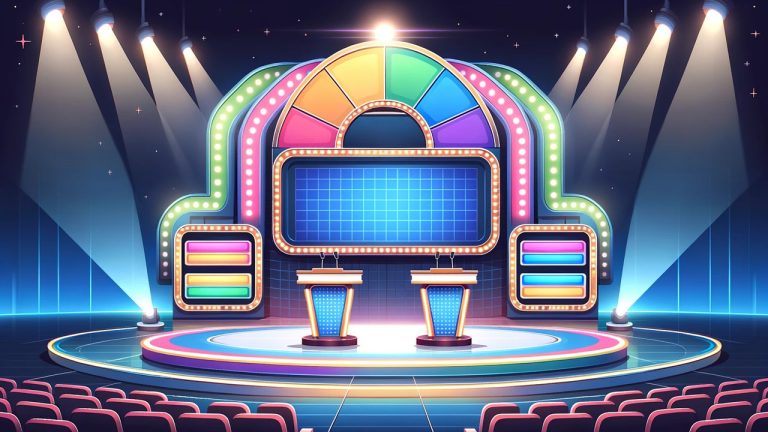 Family Feud Background Slide - Free PowerPoint Templates